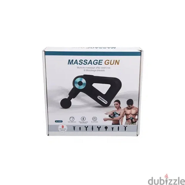 Triangle Massage Gun with 9 Pro Gears and Heads – Izzat Daouk Lebanon