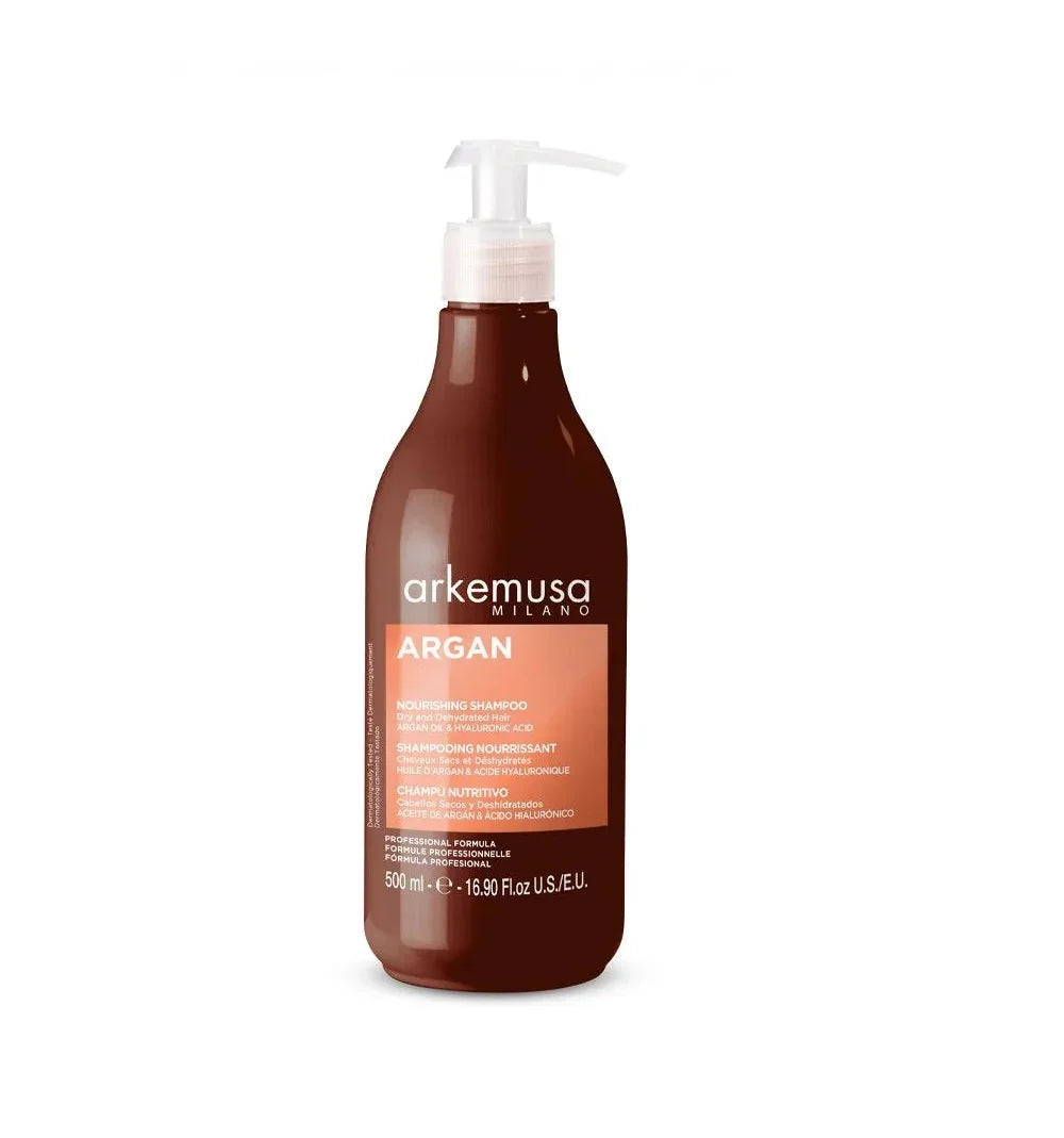 ARKEMUSA ARGAN NOURISHING SHAMPOO FOR DRY AND DEHYDRATED HAIR 500ml ...