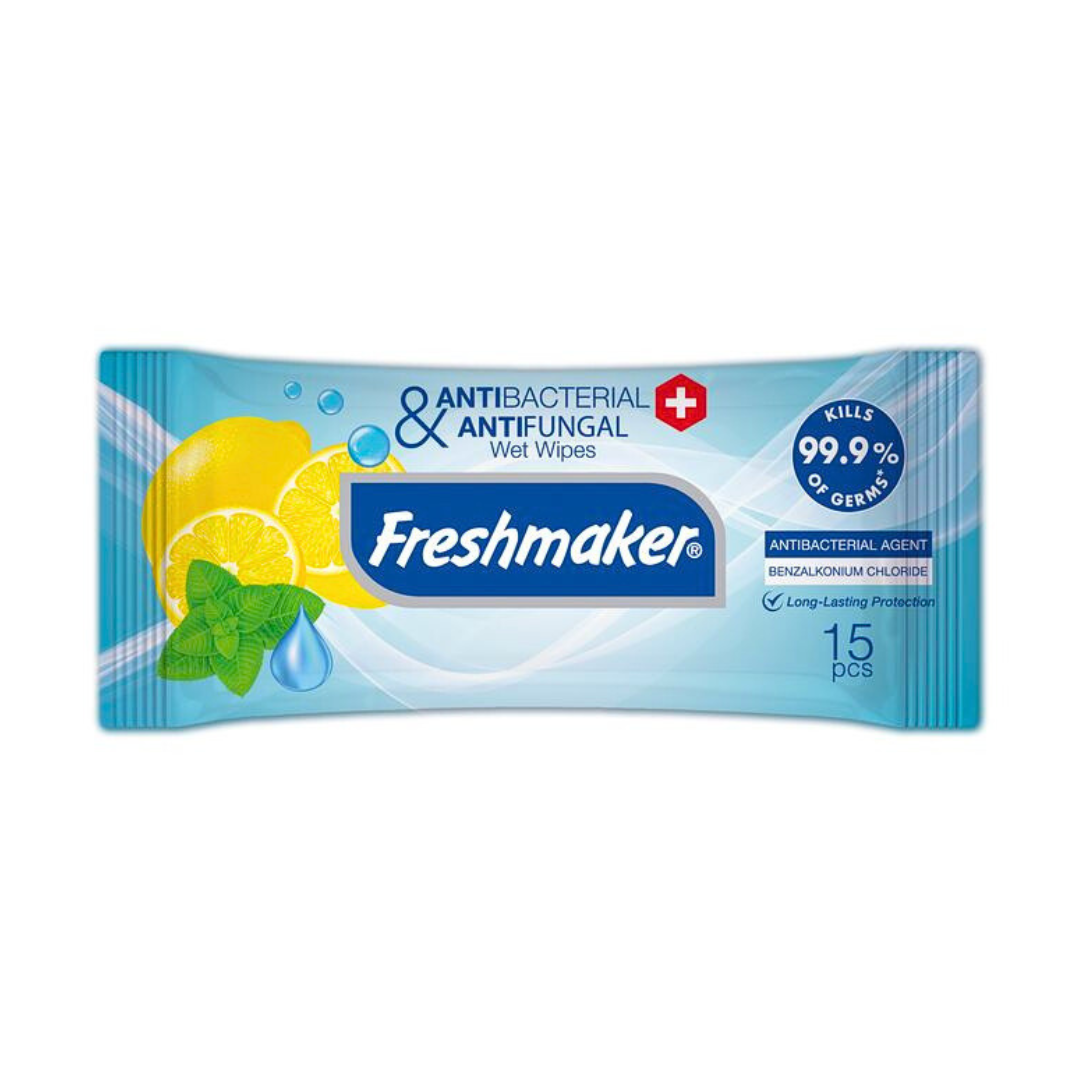 Freshmaker Hygienic Wet Wipes (15 Count) – Izzat Daouk Lebanon