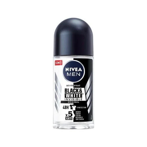 NIVEA Men "Invisible for black & white" Deo Roll-on - 50 ml – Izzat ...